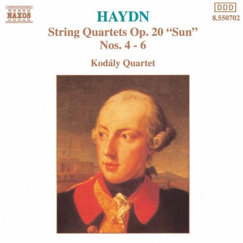 Amazon.com: Haydn: String Quartets, Op. 20 "Sun", Nos. 4-6: CDs & Vinyl