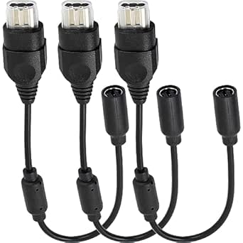 Amazon.com: whiteeeen 3pcs Breakaway Cable for Original Xbox Wired ...