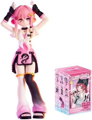 Amazon.com: CALEMBOU Anime Blind Box, 6-inch Cute Girl Group Singing ...
