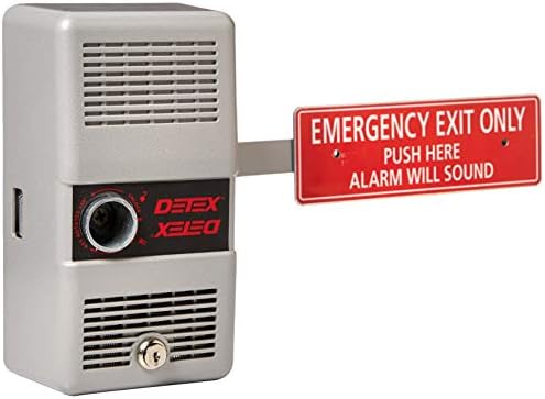 Detex ECL-230D Emergency Door Exit Alarm, Silver - Security And ...