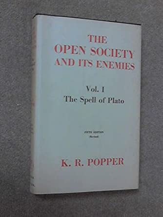 The Open Society And Its Enemies Vol. 1 Plato: Popper, K.R: Amazon.com ...