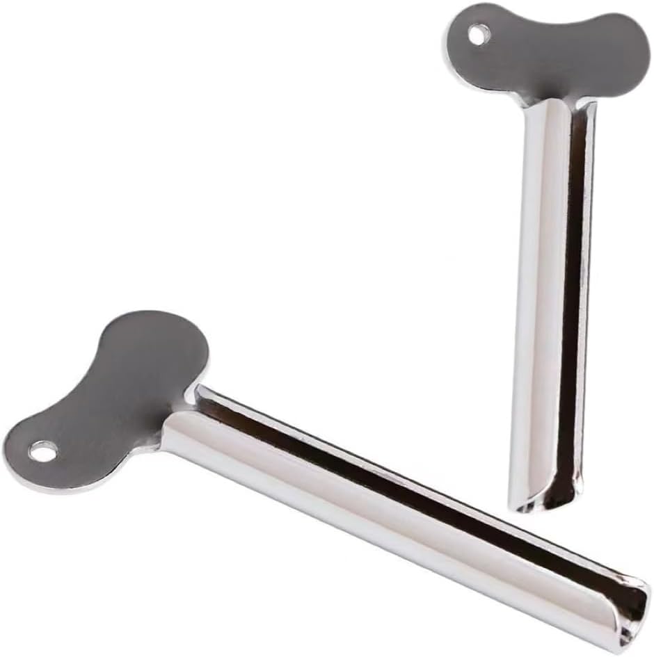 Amazon.com: 2pcs Silver Metal Toothpaste Squeezer Steel For Key Heart ...