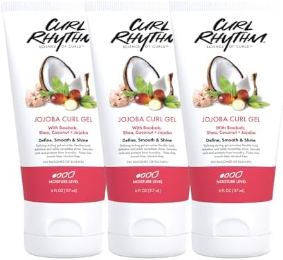 Amazon.com : Curl Rhythm Jojoba Curl Gel (3 Pack) - Defining Hair Gel ...