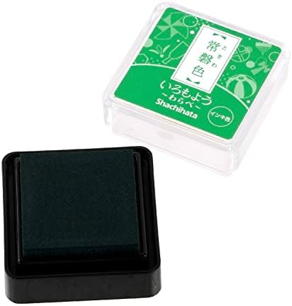 Amazon | シャチハタ スタンプパッド いろもよう わらべ 常磐色 （ときわいろ） HAC-S1-G | 朱肉・スタンプ台 | 文房具・オフィス用品