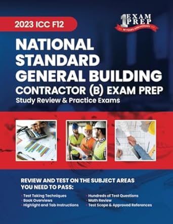 2023 ICC F12 National Standard General Building Contractor (B) Prep ...