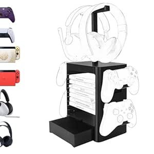 Amazon.com: Geekria Multifunction Game Storage Stand Compatible with ...