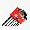 GENNEL 7pcs Mini Hex Key Allen Wrench Set (0.71mm-3mm), Small L Shaped ...