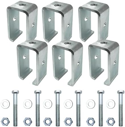 Amazon.com: SIWOOD Channel Trolley Track Hanger Bracket for P1834-EG, 1 ...