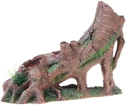 hygger Aquarium Decoration Tree Trunk, Resin Cave Fish Tank Decoration ...