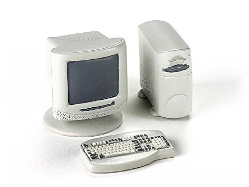 Amazon.com: Dollhouse Miniature Computer Set : Toys & Games
