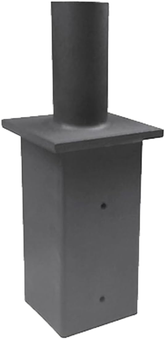 HYPAILUSLED Insert Tenon Adapter for 4 Inch Square Pole, Slipfitter ...