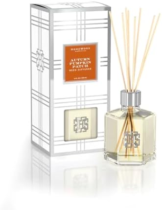 Amazon.com: HomeWorx Reed Diffuser Set, Autumn Pumpkin Patch - Scented ...