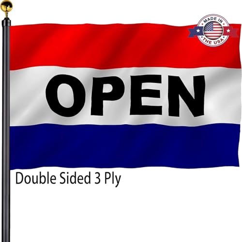 Top 10 Best Open Flags For Businesses : Reviews & Buying Guide - Katynel