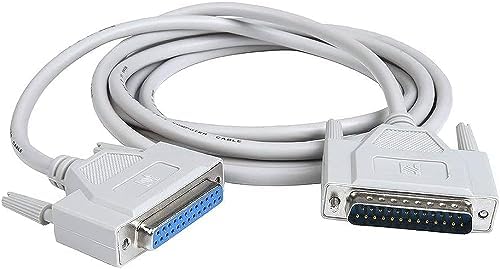 CNC-ORBIT ™ DB25 Male to DB25 Female 25 Pin Parallel Printer Cable, LPT CABLE FOR PRINTER AND ...