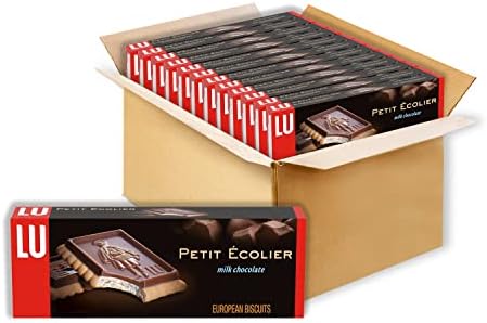 Amazon.com: Lu Petit Ecolier European Dark Chocolate Biscuit Cookies ...