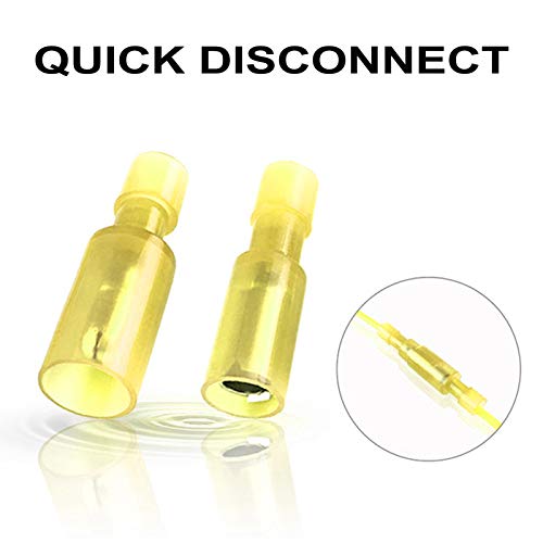 Snapklik.com : 100 Pcs Bullet Connectors Quick Connect & Disconnect ...