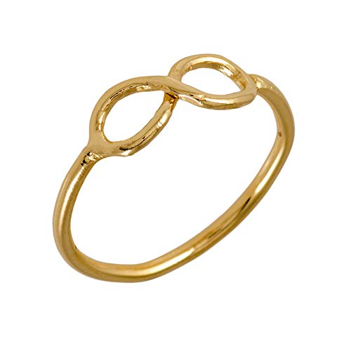 Amazon.com: Infinity Ring Stacking Ring Infinity Knot Ring Gold Ring ...