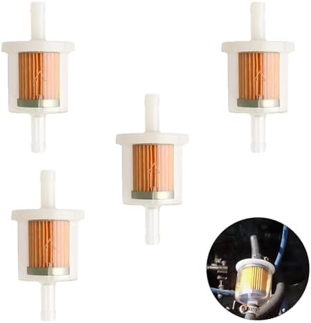 Set of 4 Petrol Filter Fuel Filter Universal 8 mm Fuel Filter for ...