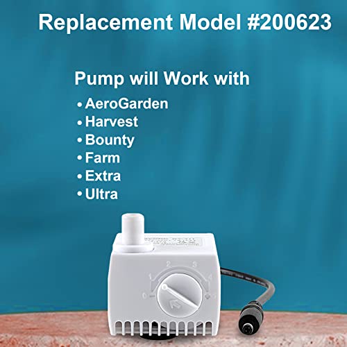 200623 Hydroponics Pump with 10 Filters, Ultra Quiet Hydroponics ...