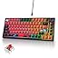 iRoboosta 75% Green Mechanical Gaming Keyboard, Hot Swappable RGB ...