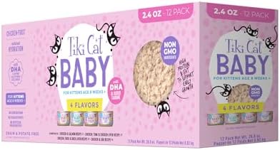 Tiki Cat Baby Variety Pack, High-Protein and 100% Non-GMO Ingredients ...