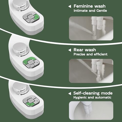 Vantency Bidet Attachment for Toilet, Bidet Insert for Toilet with ...