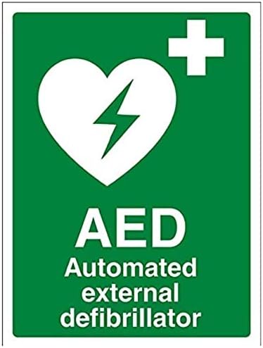 AED Safety sign - your nearest automated external defibrillator is ...
