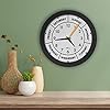 Amazon.com: DayClocks Time & Week-Day Wall Clock with Solid Plastic ...