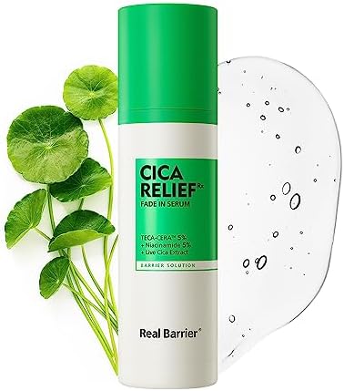 Amazon.com: Real Barrier Cica Relief Rx Fade In Serum 50ml 1.69 fl. Oz. |Calming & Skin Recovery ...