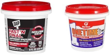 Amazon.com: Dap 12140 Fast N Final Spackle and Red Devil 0542 ...
