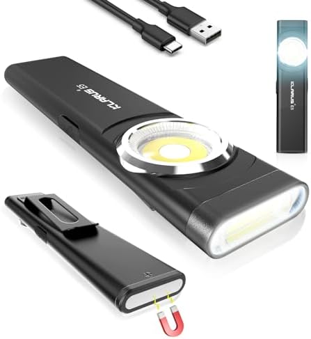 ERITOM Everyday Carry Flat Flashlight Rechargeable 1000 Lumens ...