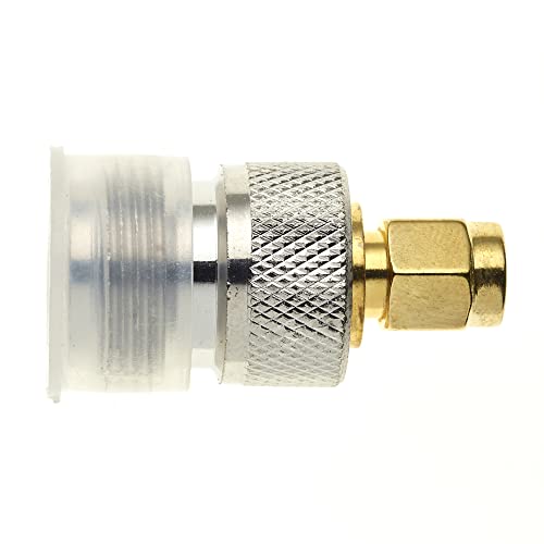 N-Type Socket To SMA Plug Adapter – Male To Female Bulkhead Network ...