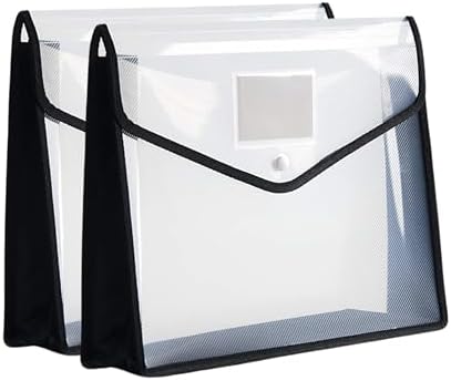 SPS File Folder, Transparent Poly-Plastic A4/Foolscap Documents File ...