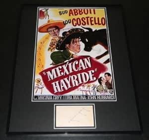 Virginia Grey Signed Framed 16x20 Photo Display JSA Mexican Hayride ...