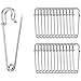 Amazon.com: ReachTop Pack of 30 Large Safety Pins, 2.76" Heavy Duty ...