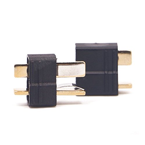 Generic 5 Pair Amass AM-1015B Anti-Slip Black T Plug Connector Male ...