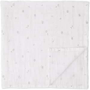 MORI Muslin Swaddle Cloth White Cotton 75x75cm Breathable Lightweight ...