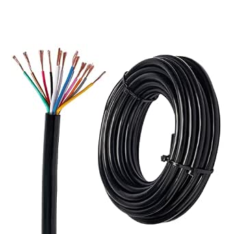 XUEYI 2M bil 13x0,5 mm² rundt kabel, 12V 24V køretøjslinje ...