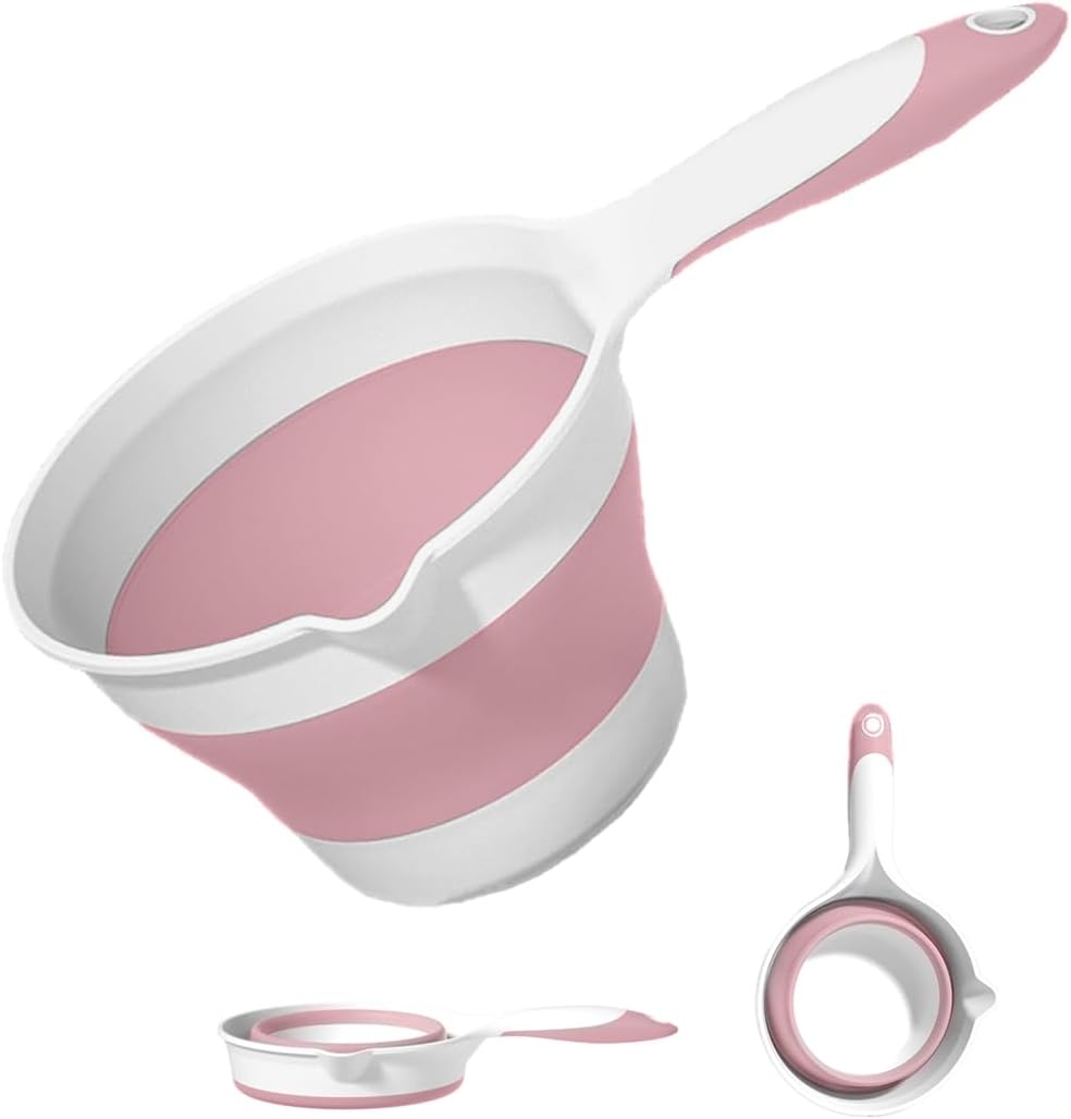 Amazon.com: Collapsible Water Ladle Plastic Folding Dipper for Pet Bath ...