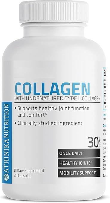 Collagen with Undenatured Type II Collagen, 30 Capsules : Amazon.in ...