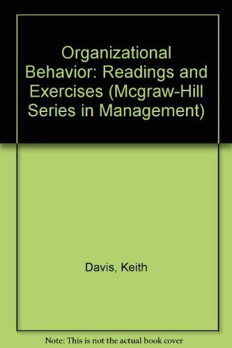 Organizational Behavior: Readings and Exercises (McGraw-Hill Series in ...