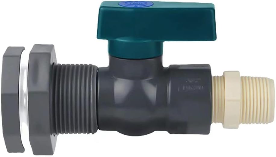 Amazon.com : PVC Spigot Rain Barre Faucet Kit, 3/4 Inch Rain Barrel ...