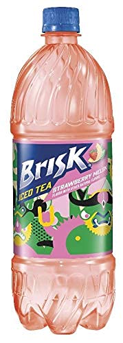 Amazon.com : Brisk Iced Tea Strawberry Melon, 1 Liter, 15 Units ...