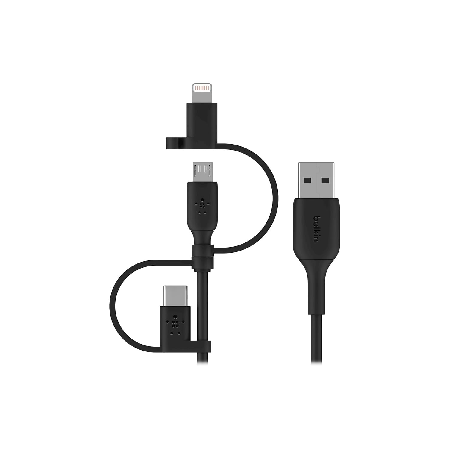 Brandclub - Belkin 3-in-1 Universal USB-A Cable - USB-C Cable ...