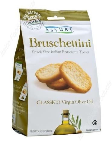 Amazon.com: Asturi Rosemary & Olive Oil Bruschettini (Snack Size ...
