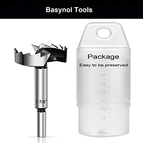 Snapklik.com : BASYNOL Forstner Drill Bit Set 1-7/8-Inch High Speed ...