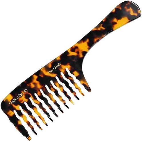 Amazon.com : Giorgio G53 Wide Tooth Rake Comb for Curly, Thick Hair ...