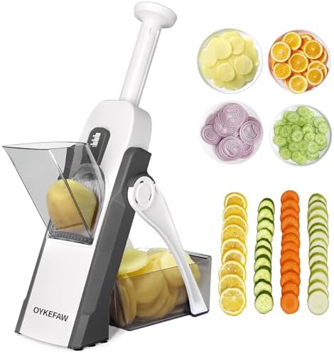 Amazon.com: ZTQCSQ 5 in 1 Safe Vegetable Chopper, Mandoline Slicer for ...