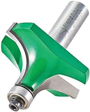 Trend CraftPro Bearing Guided Round Over Router Cutter, 1/2 Inch Shank ...