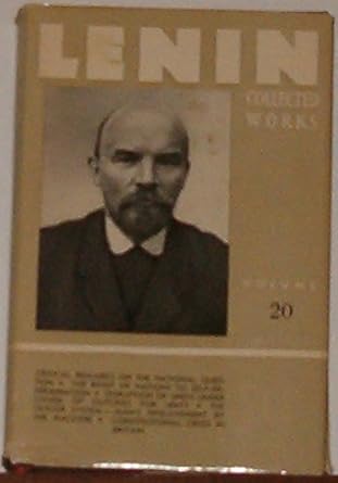Lenin Collected Works (Volume 20): V.I. Lenin: Amazon.com: Books